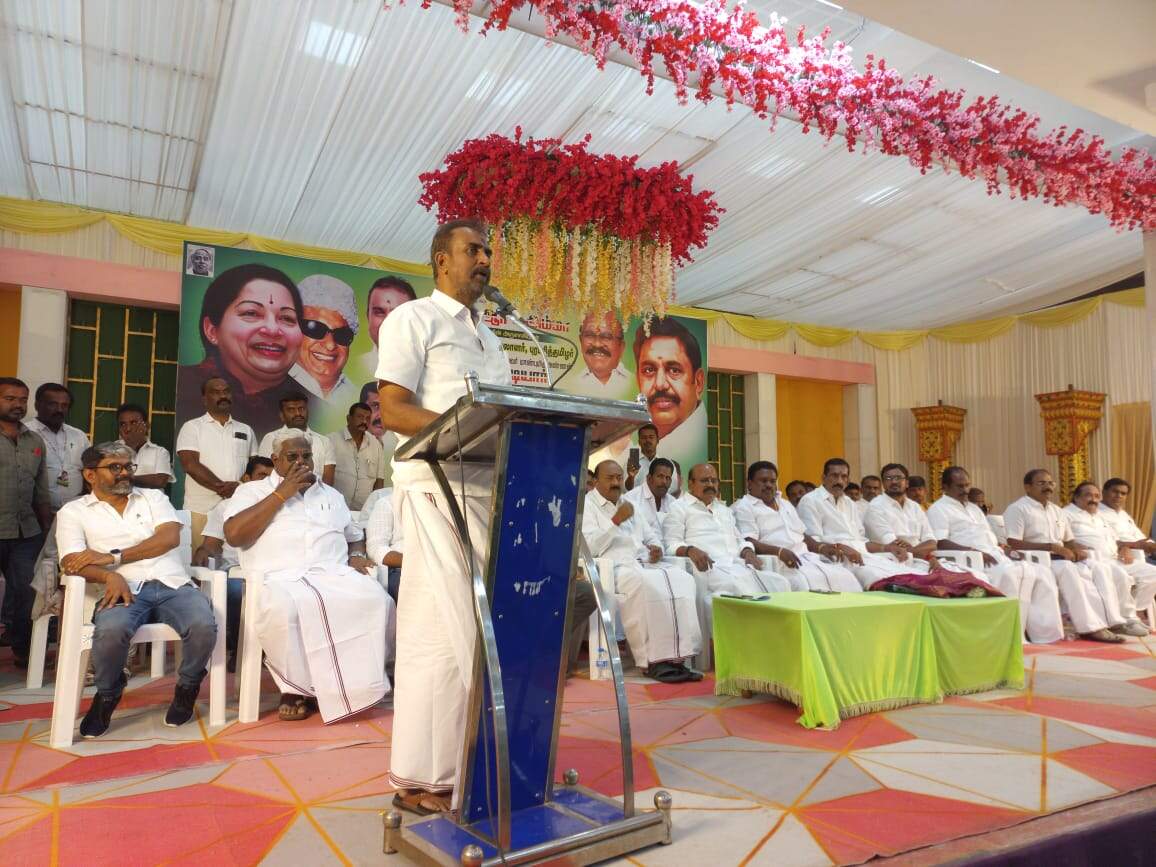 #ADMK கோவையில் அதிமுகவுக்கும் திமுகவுக்கும் தான் போட்டி:எஸ்.பி. வேலுமணி ...